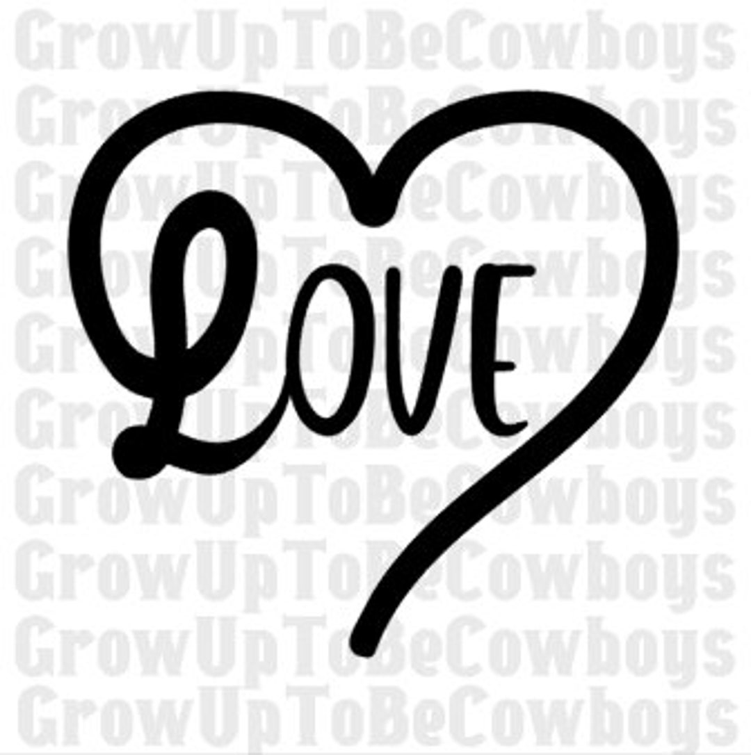 Love Heart SVG | Valentines Day SVG | Heart SVG Design | Heart Shaped ...