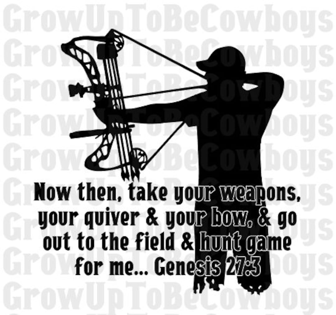 Archery Hunter SVG | Bow Hunting Cut File, Outdoors (digital Download ...