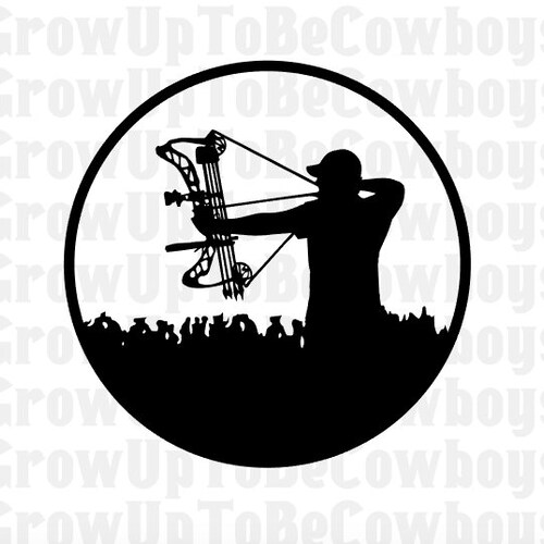 Archery SVG Archery Hunter SVG Archery Bow Hunting SVG | Etsy