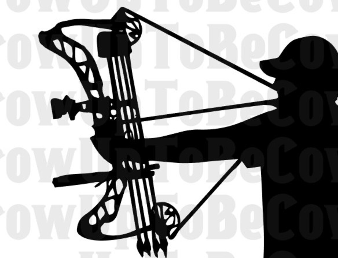 Archery Hunter SVG | Bow Hunting Cut File, Outdoors (digital Download ...