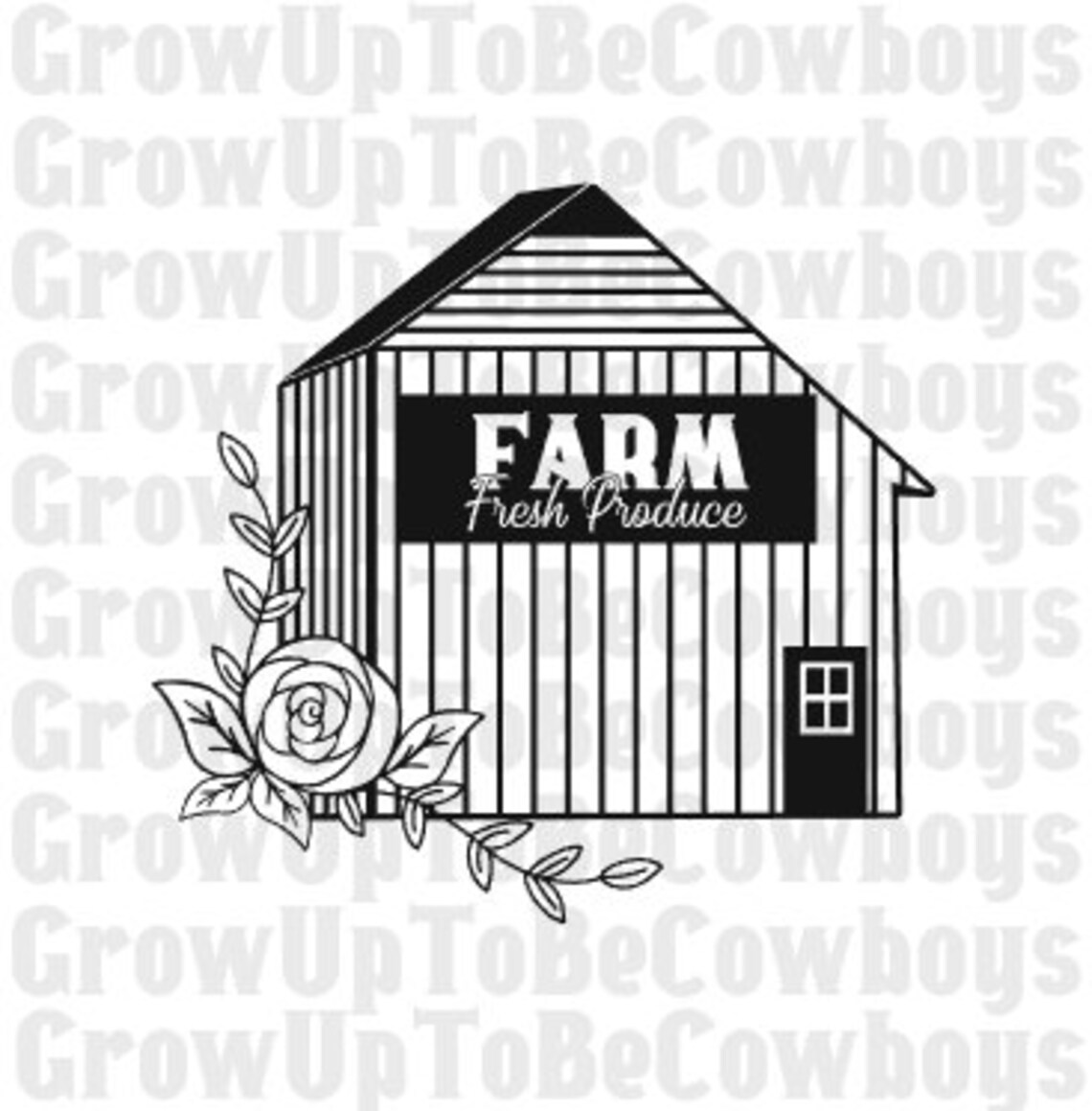 Barn SVG Farm SVG Farm Fresh Produce SVG Rustic - Etsy