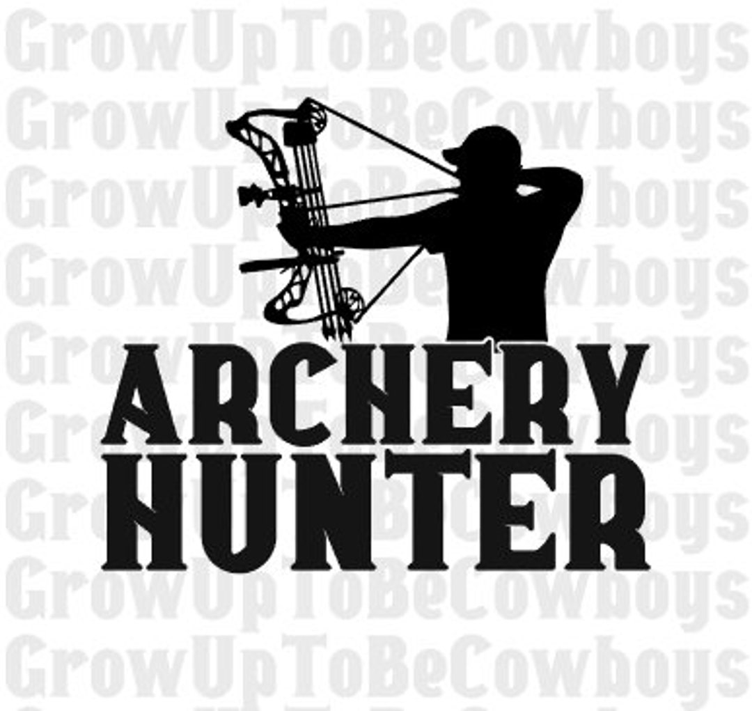 Deer Hunter Archery SVG | Bow and Arrow Cut File (digital Download) - Etsy