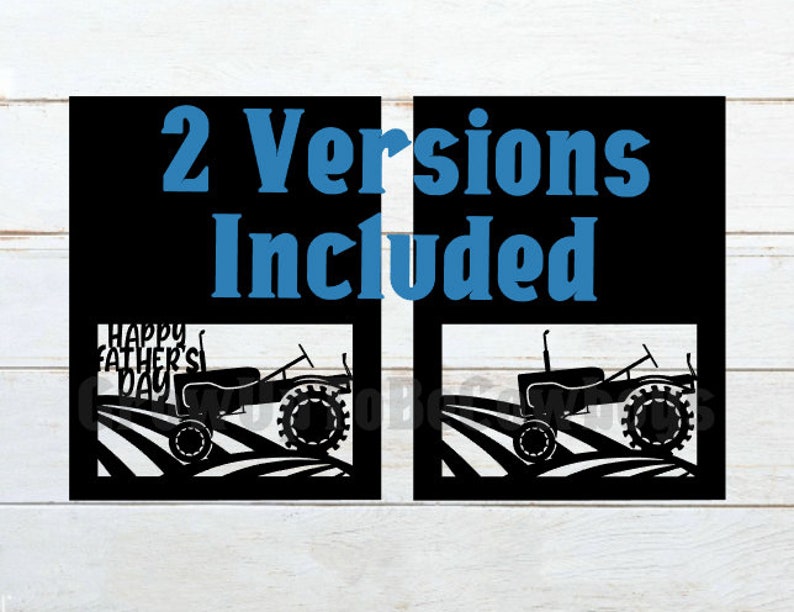 Fathers Day Farm Tractor Paper Card SVG Men's Tractor - Etsy