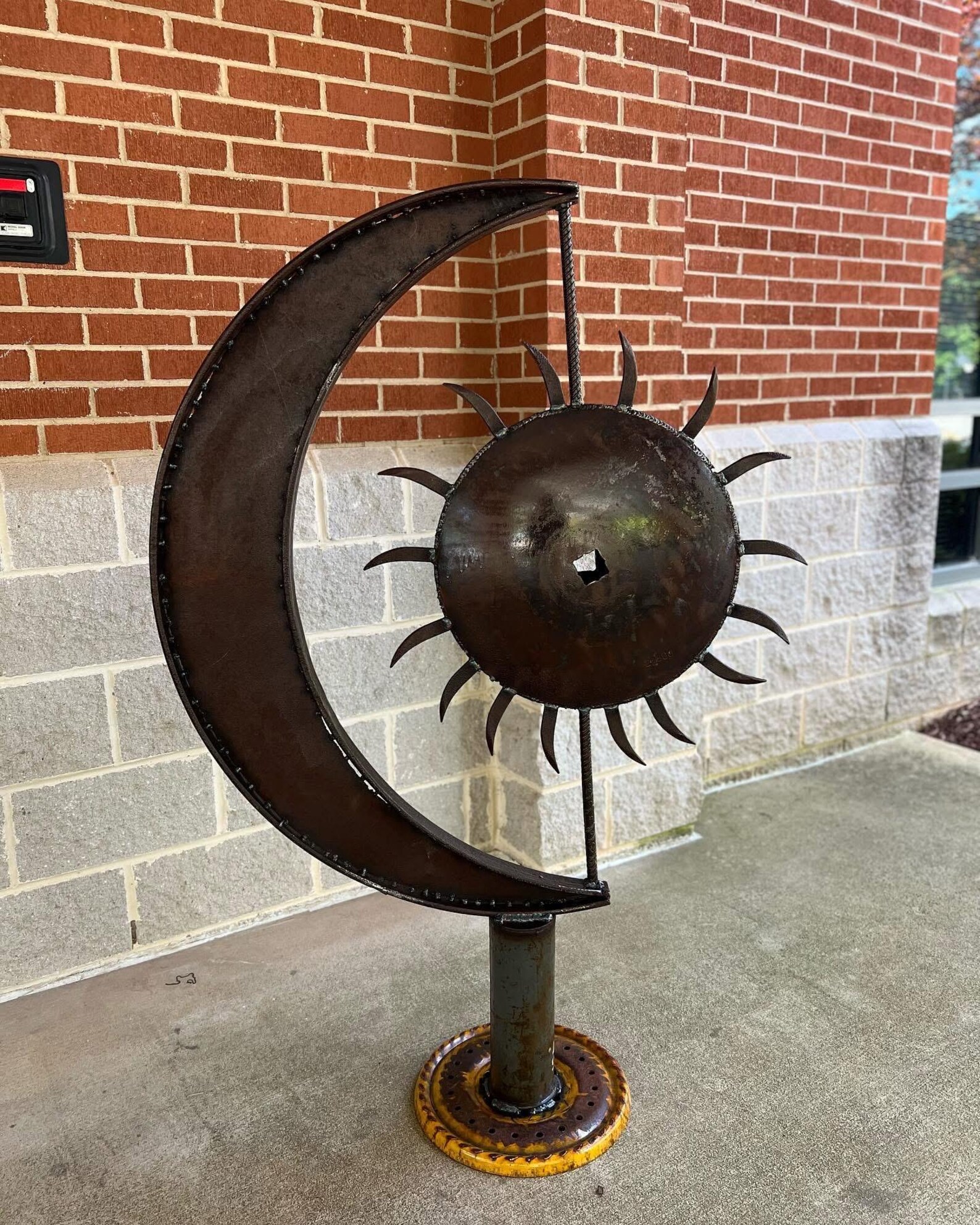 Scrap Metal Garden Sculpture - Etsy