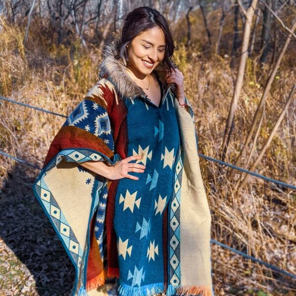 Native American Poncho - Etsy