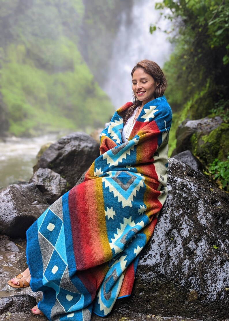 Alpaca Queen Sized Blanket House Warming Gift Idea Native - Etsy