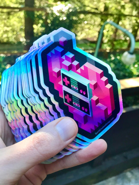 8-bit Retro Gamer Stickers You'll Always Be My Player - Etsy