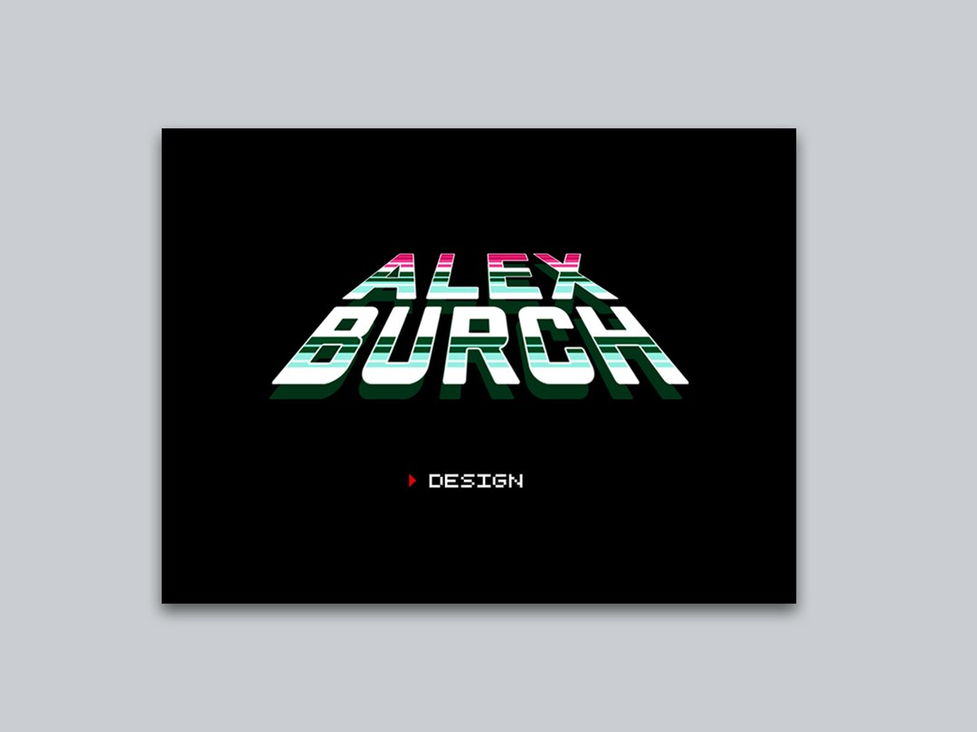 Video Game Tribute Sticker Title Screen 4x3 Stickers - Etsy