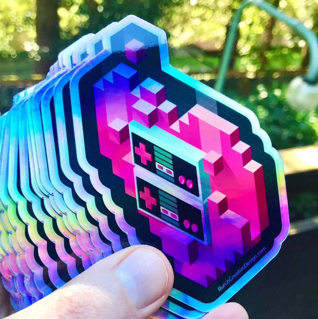 8-bit Retro Gamer Stickers -- You'll Always Be My Player Two ...