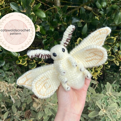Poodle Moth Crochet Pattern Amigurumi PDF Patterns - Etsy