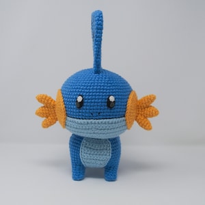 Mudkip Crochet Pattern ~ Amigurumi PDF Patterns ~ ENGLISH Instructions ...