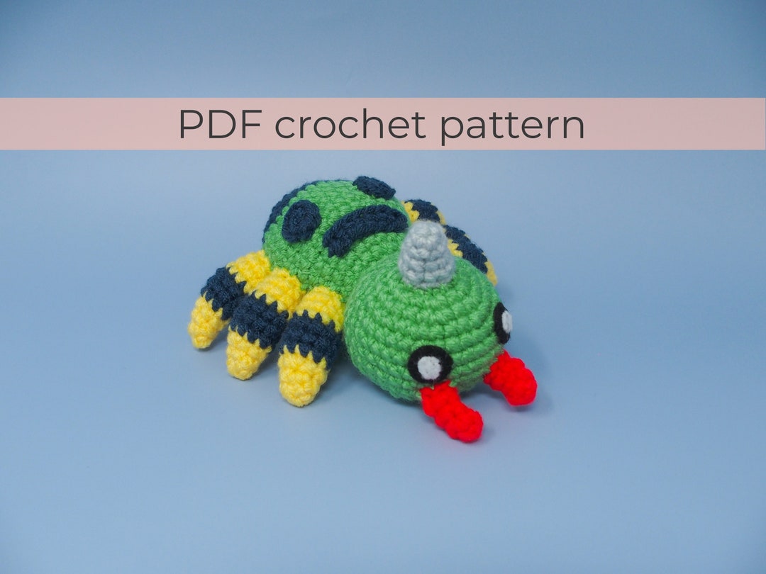 Spinarak Crochet Pattern ~ Amigurumi PDF Patterns ~ ENGLISH ...