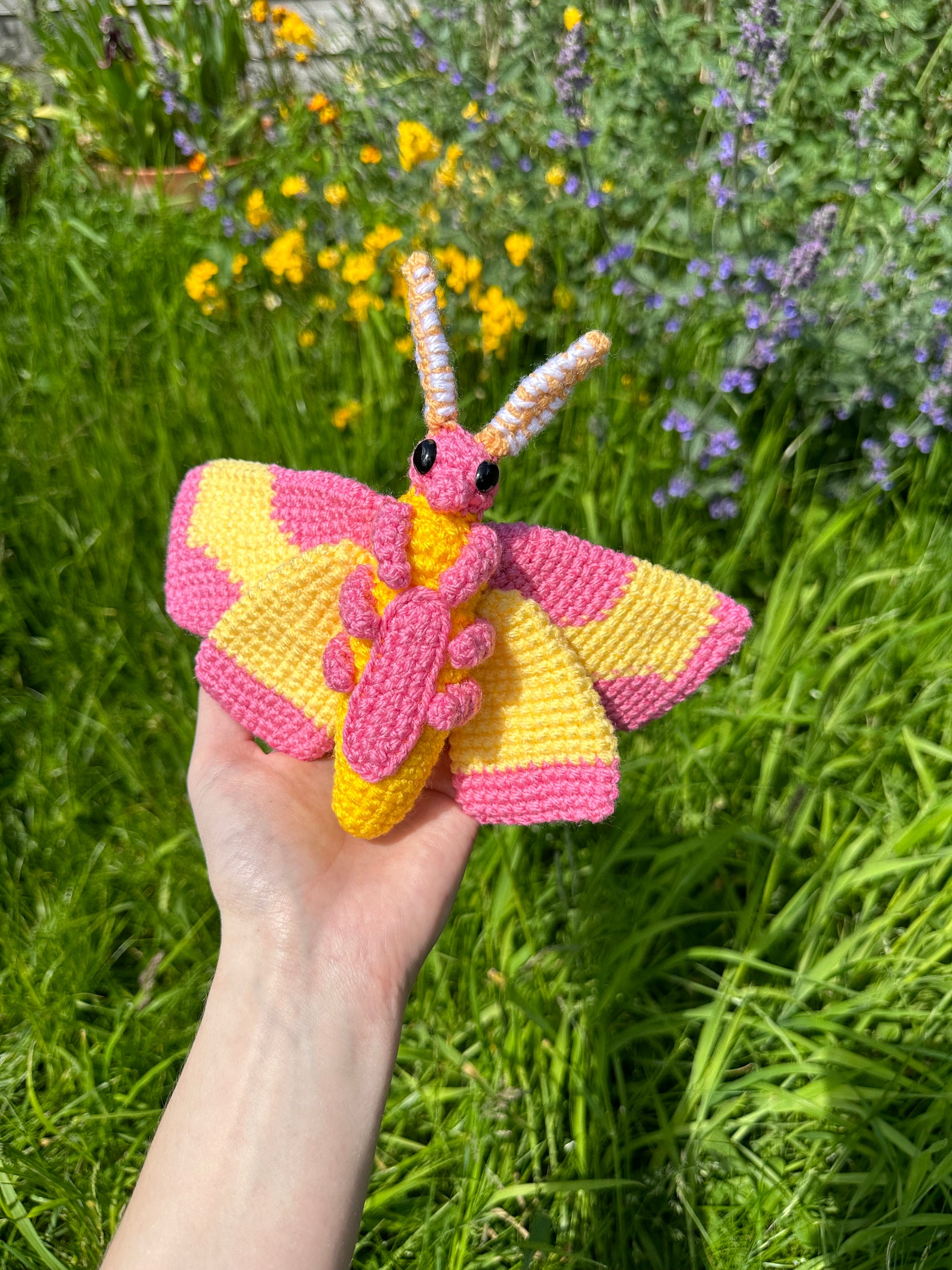 Rosy Maple Moth Crochet Pattern ~ Amigurumi PDF Patterns ~ ENGLISH ...