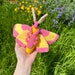 Rosy Maple Moth Crochet Pattern ~ Amigurumi PDF Patterns ~ ENGLISH ...