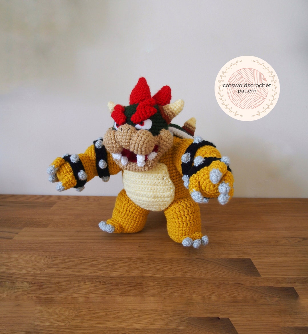Bowser Crochet Pattern Amigurumi PDF ENGLISH Instructions - Etsy UK