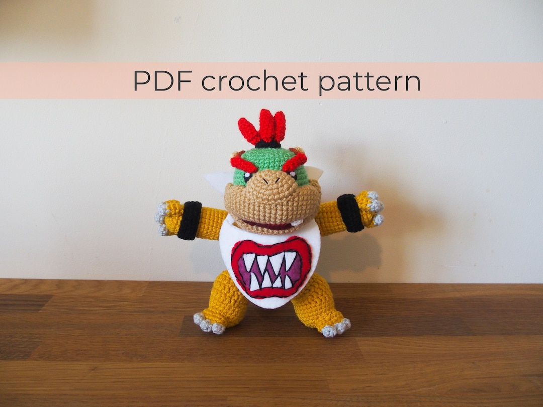 Bowser Jr Crochet Pattern ~ Amigurumi PDF ~ ENGLISH Instructions Only ...