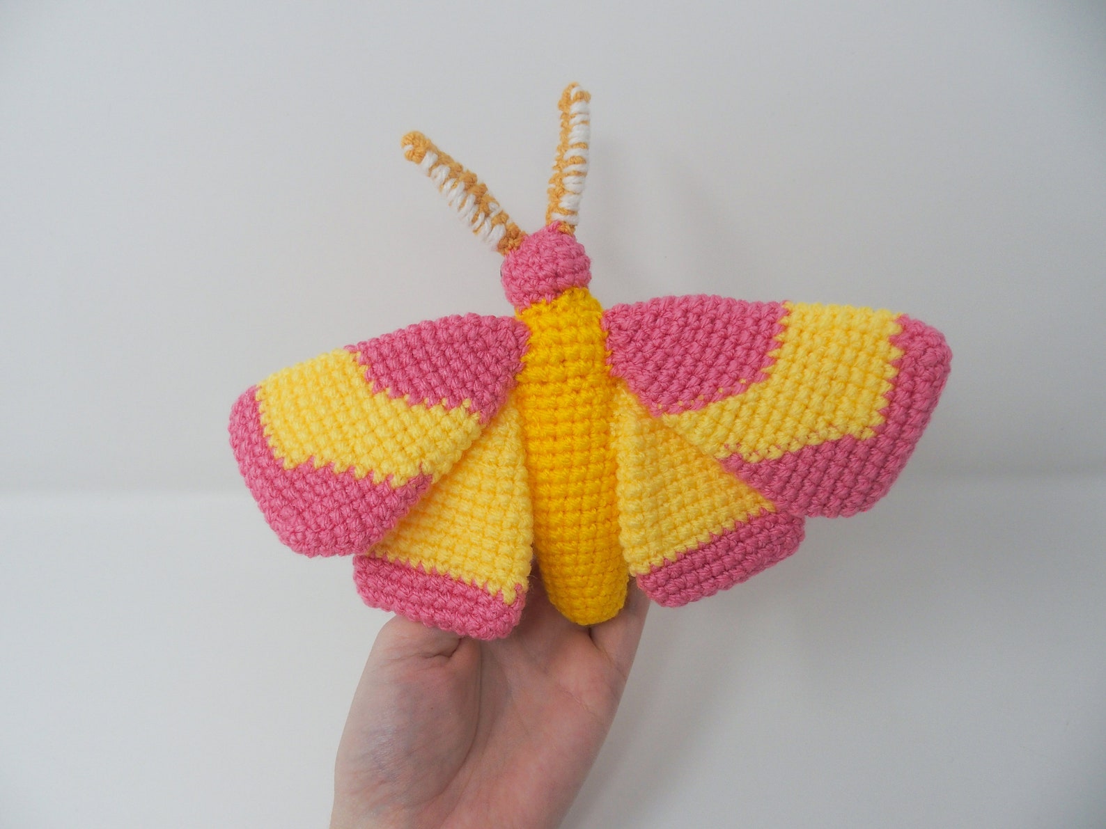 Rosy Maple Moth Crochet Pattern ~ Amigurumi PDF Patterns ~ ENGLISH ...