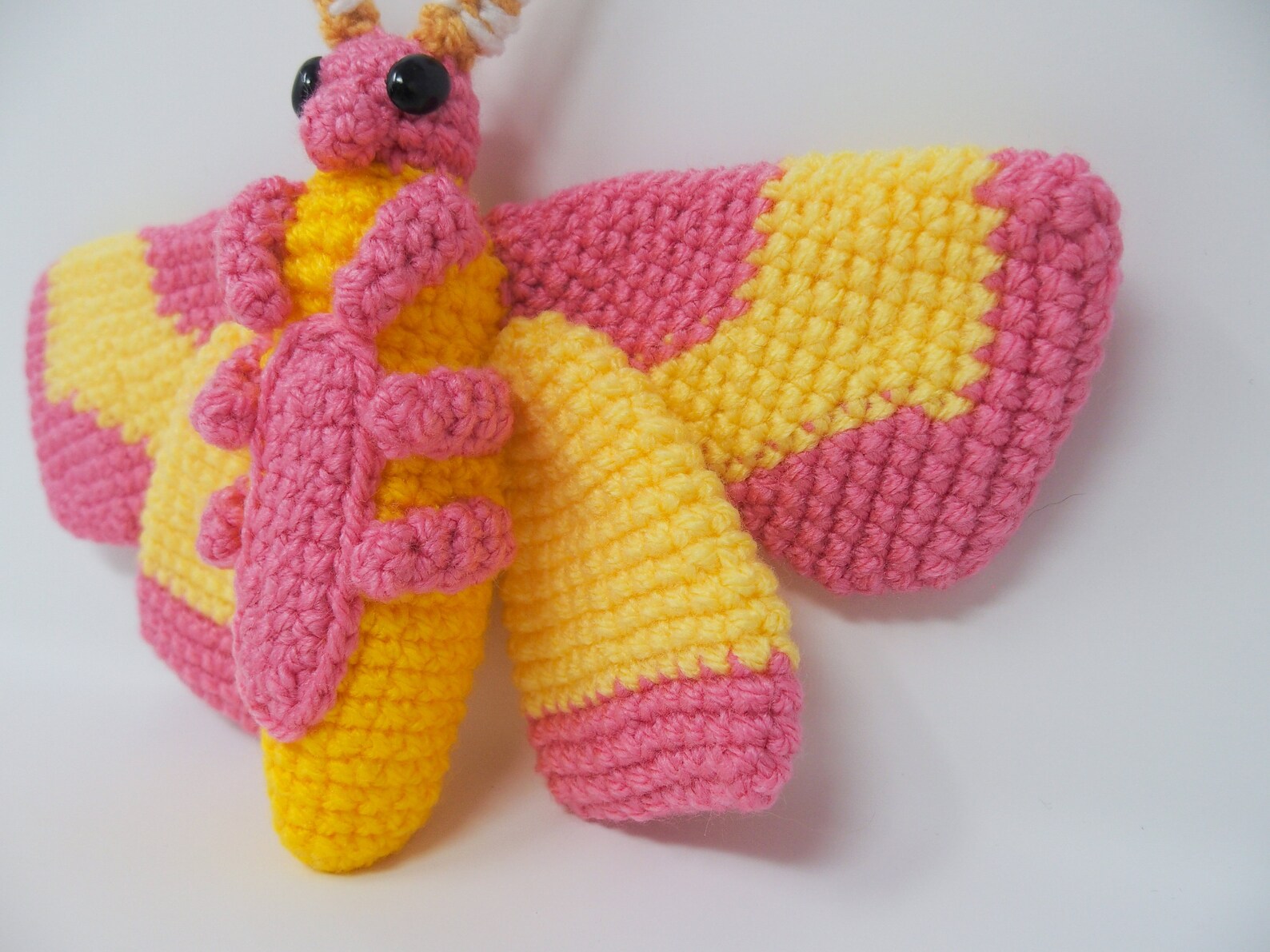 Rosy Maple Moth Crochet Pattern ~ Amigurumi PDF Patterns ~ ENGLISH ...