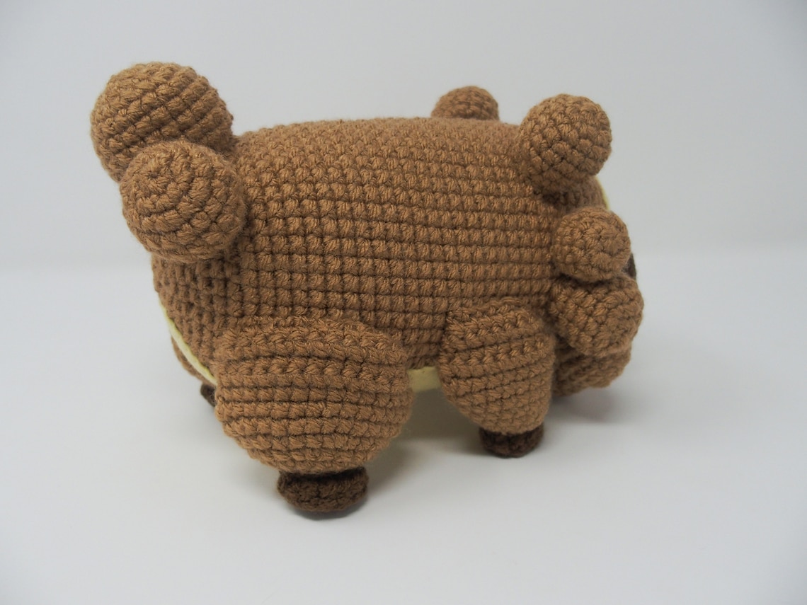 Bidoof Crochet Pattern Amigurumi PDF Patterns - Etsy