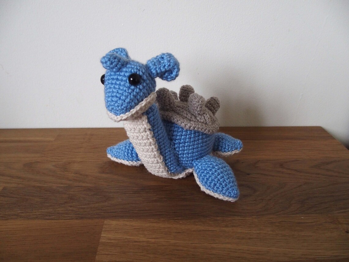 Crochet pattern bundle to make Lapras Psyduck Staryu | Etsy