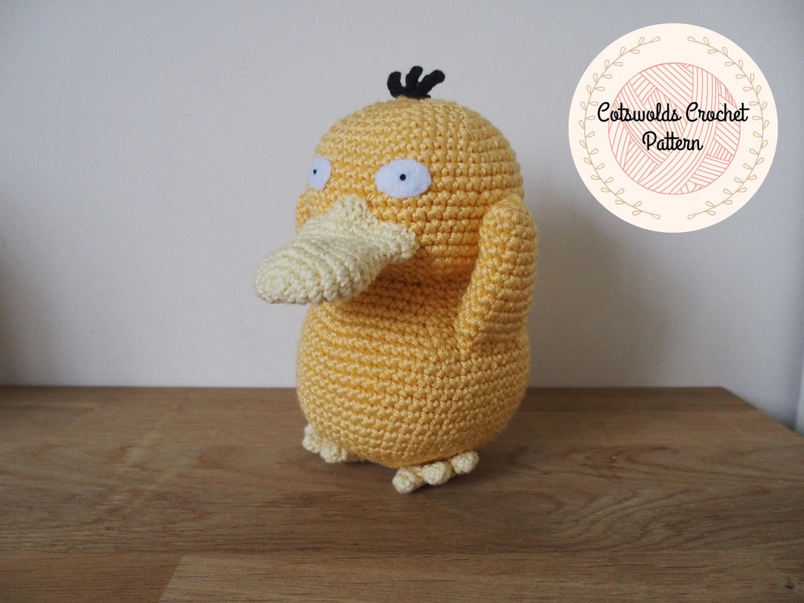 Psyduck Amigurumi Crochet Pattern PDF File | Etsy