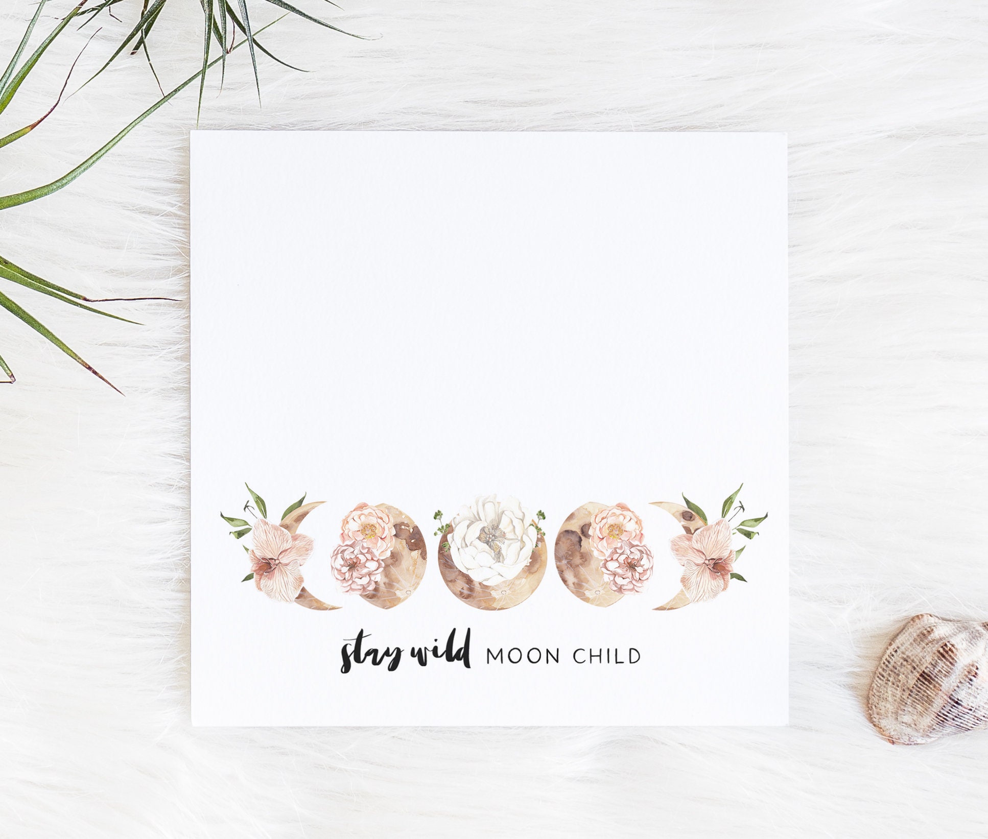 Set of 3 Printable Moon Phase Cards Jewelry Display Cards Upliftiing ...