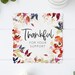 Thankful for Your Support Sticker Printable Seller Thank - Etsy