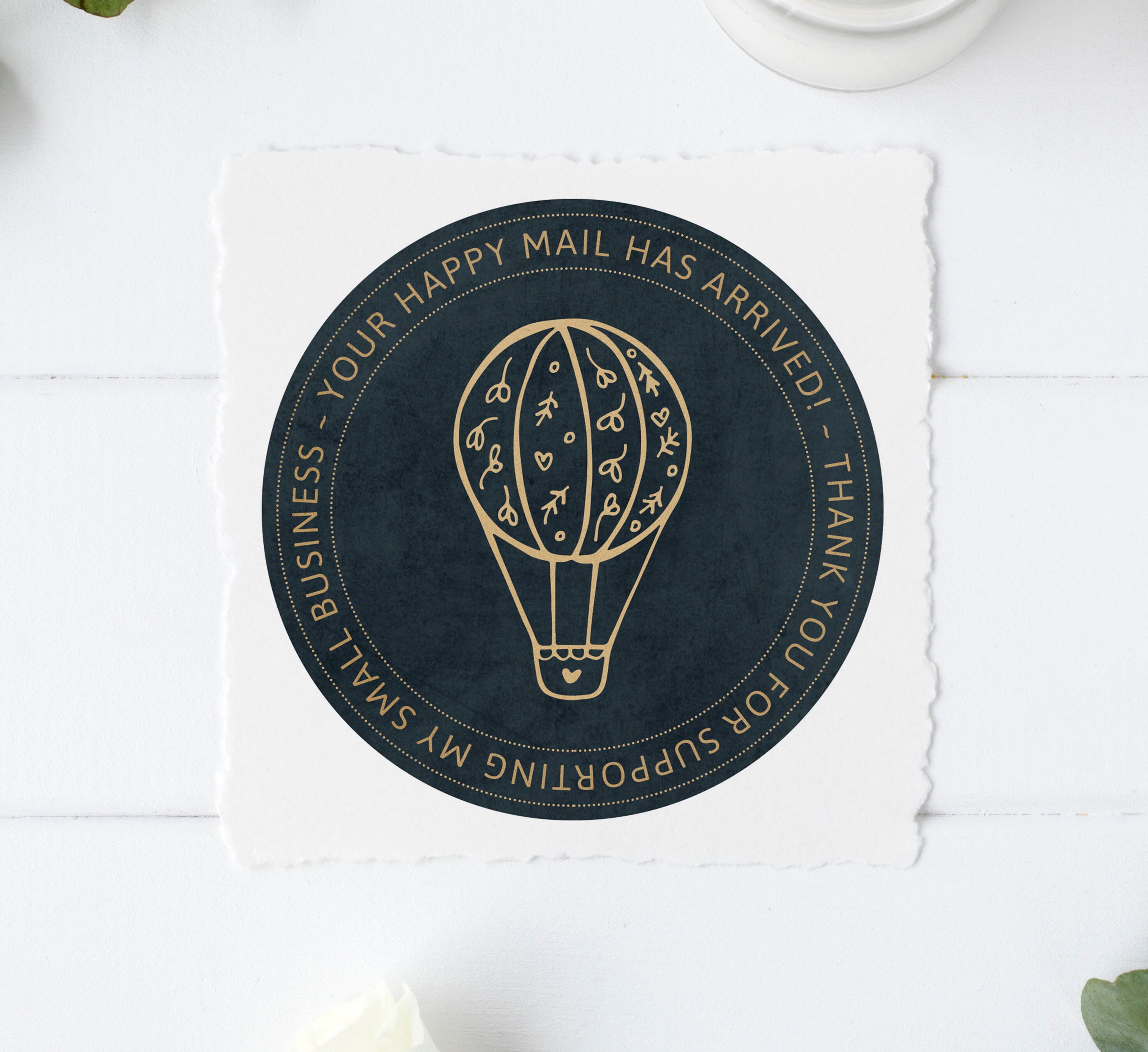 Printable Happy Mail Stickers Happy Mail Labels Thank You Stickers ...