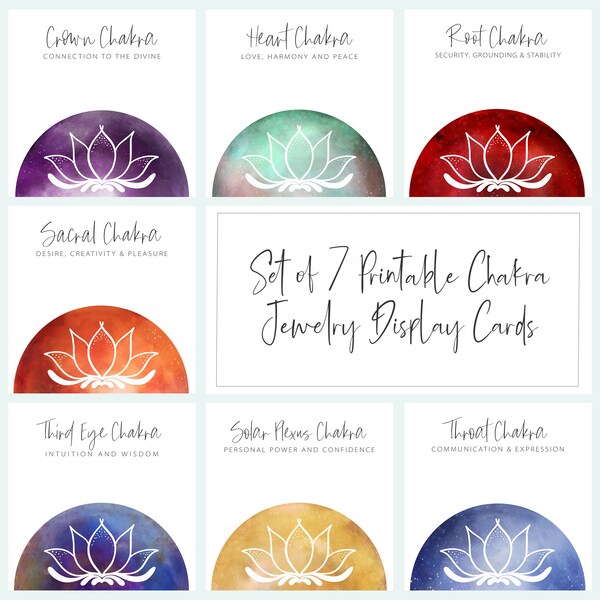 Chakra Labels - Etsy