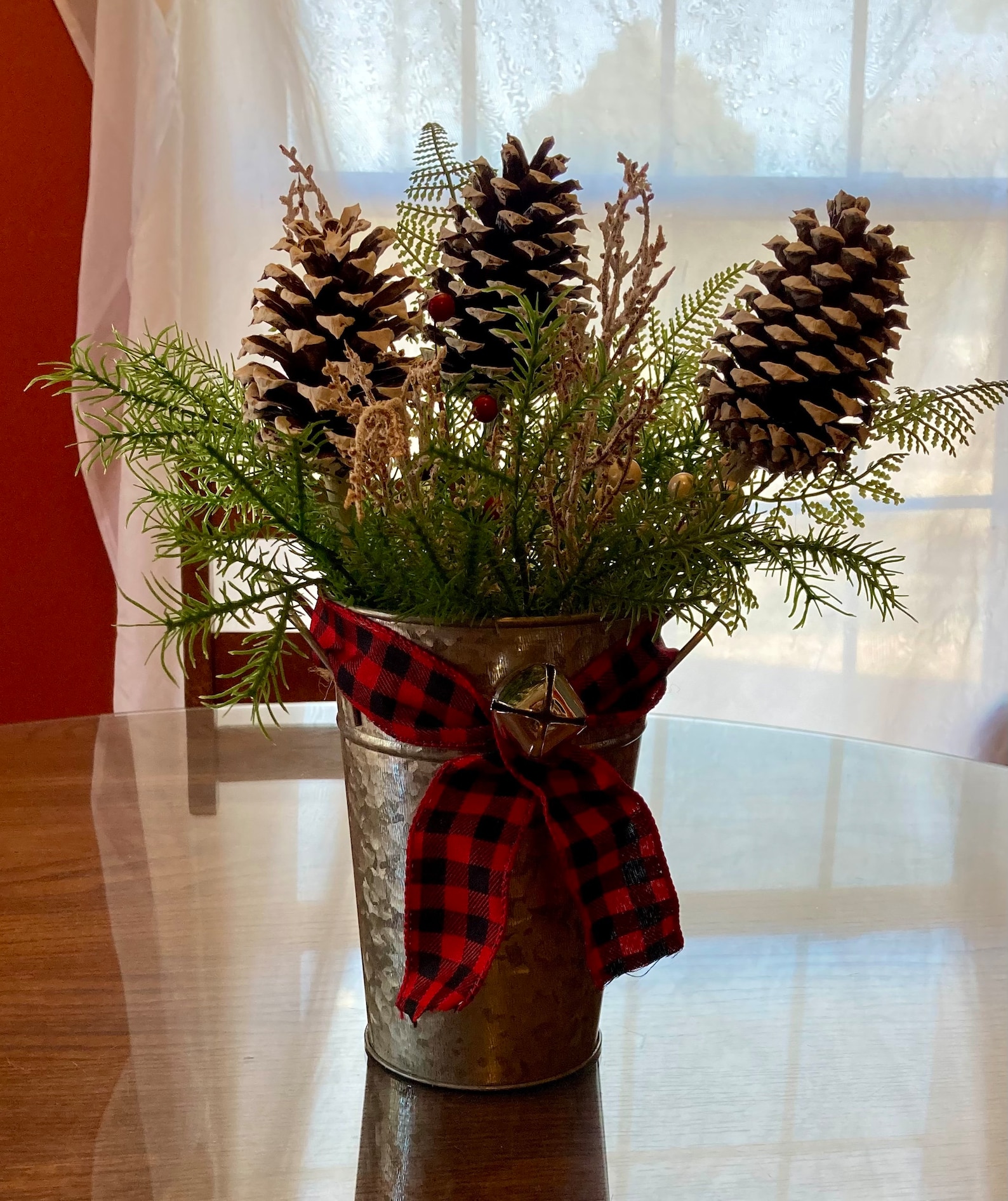 Rustic Christmas Centerpiece, Christmas Centerpiece, Winter Pinecones ...