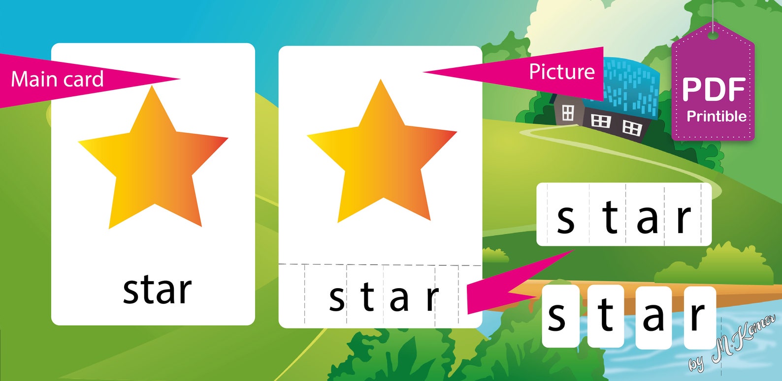 Shapes and Colors FLASH CARDS - Four Part Cards - Montessori Cards ...
