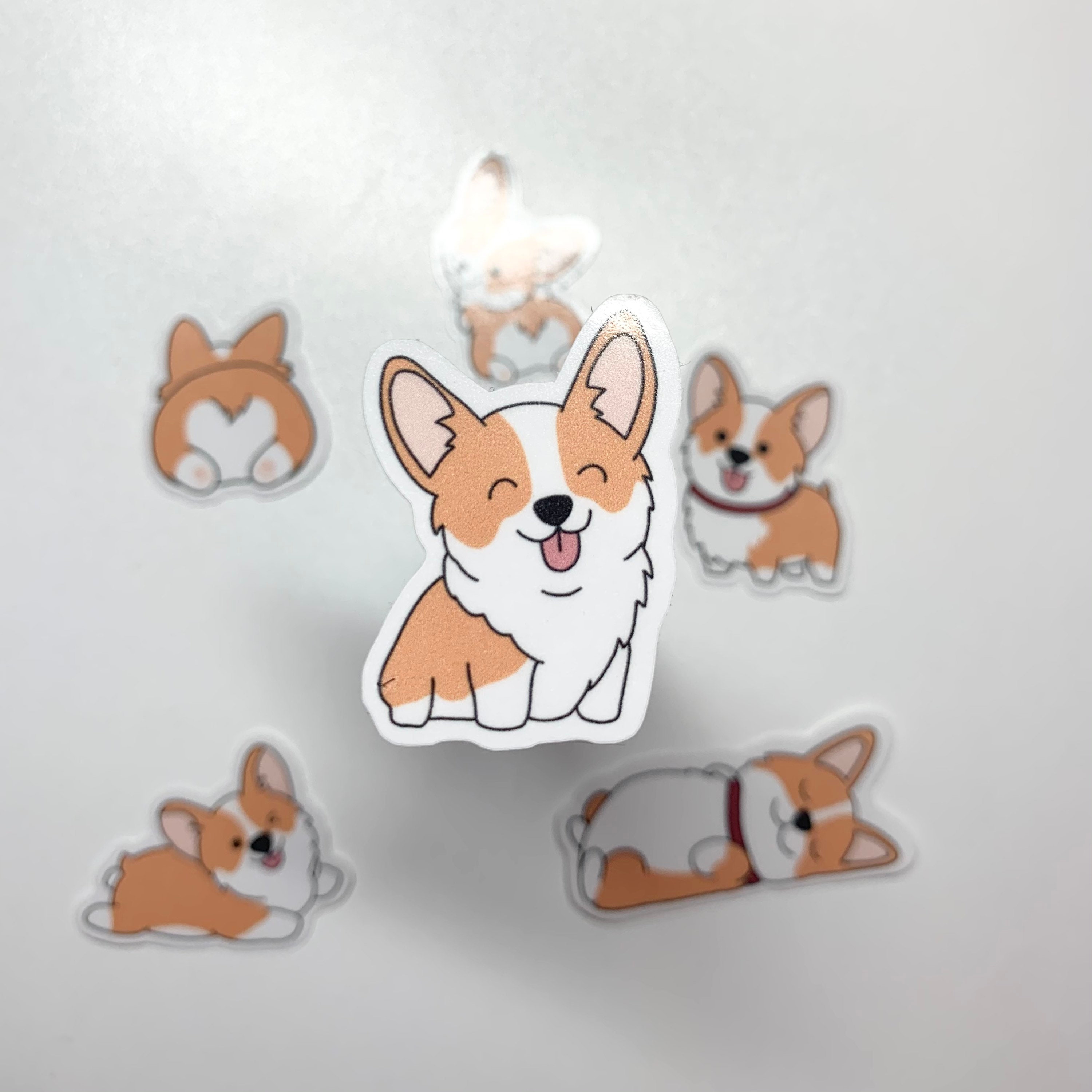 Corgi Sticker Pack / Puppy Sticker Pack / Pegatina brillante / | Etsy
