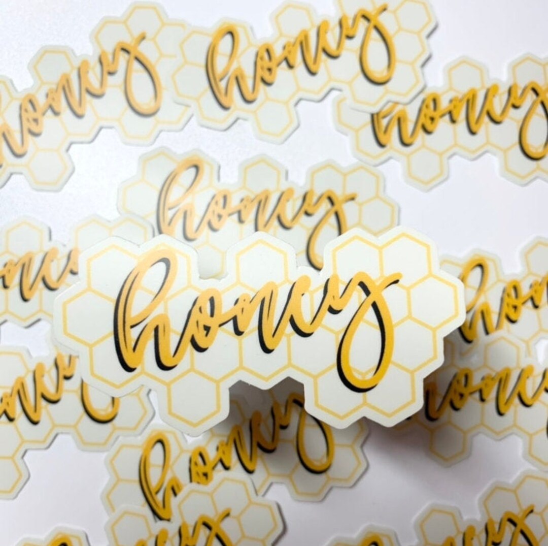 Honey Sticker Large Sticker Matte Sticker Die Cut - Etsy