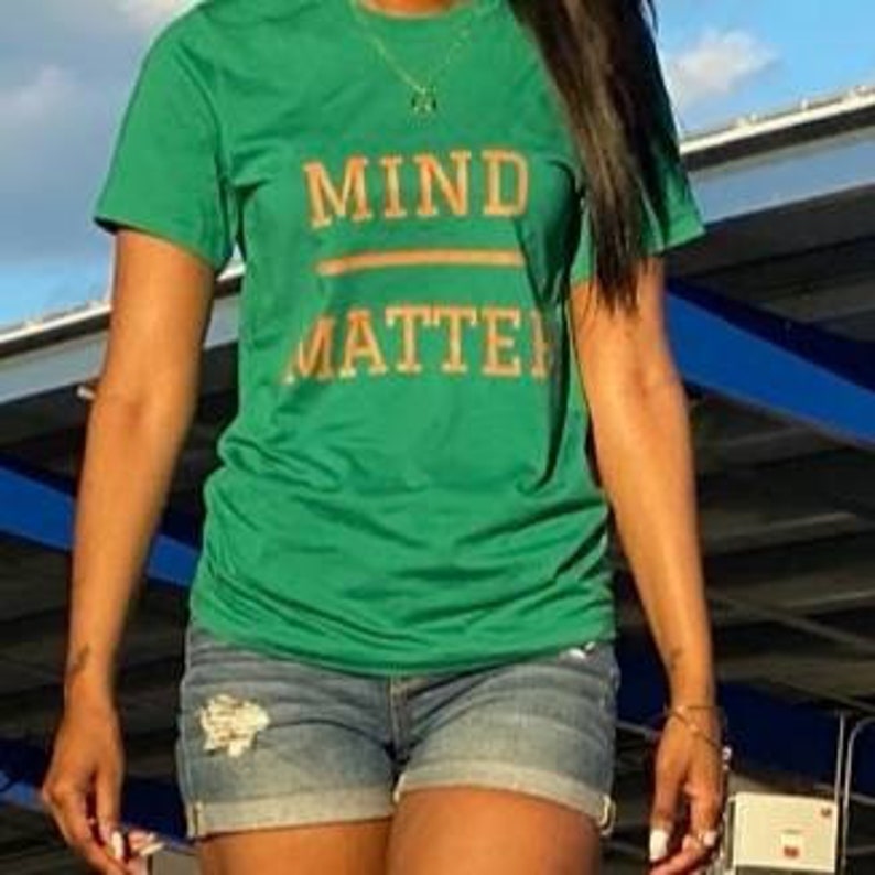 Mind Over Matter (green Short-sleeve Unisex T-shirt) - Etsy