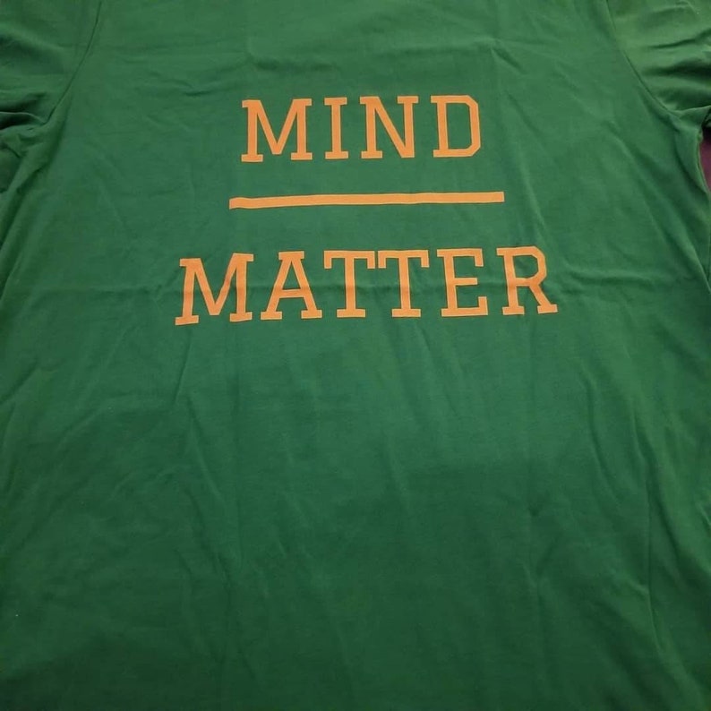 Mind Over Matter (green Short-sleeve Unisex T-shirt) - Etsy