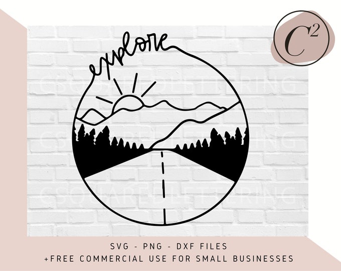 Explore SVG Hand Lettered Svg Explore Files for Cricut - Etsy