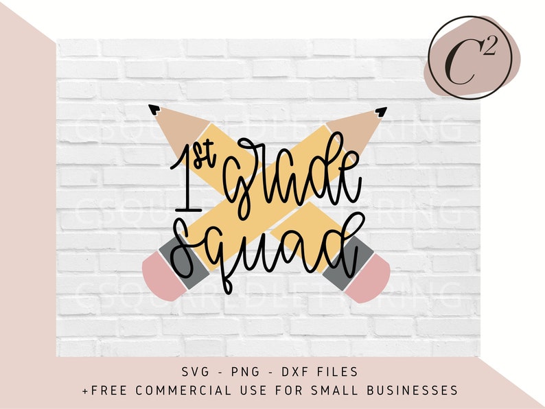 1st Grade Svg 1st Grade Squad Svg School Svg Teacher Svg - Etsy