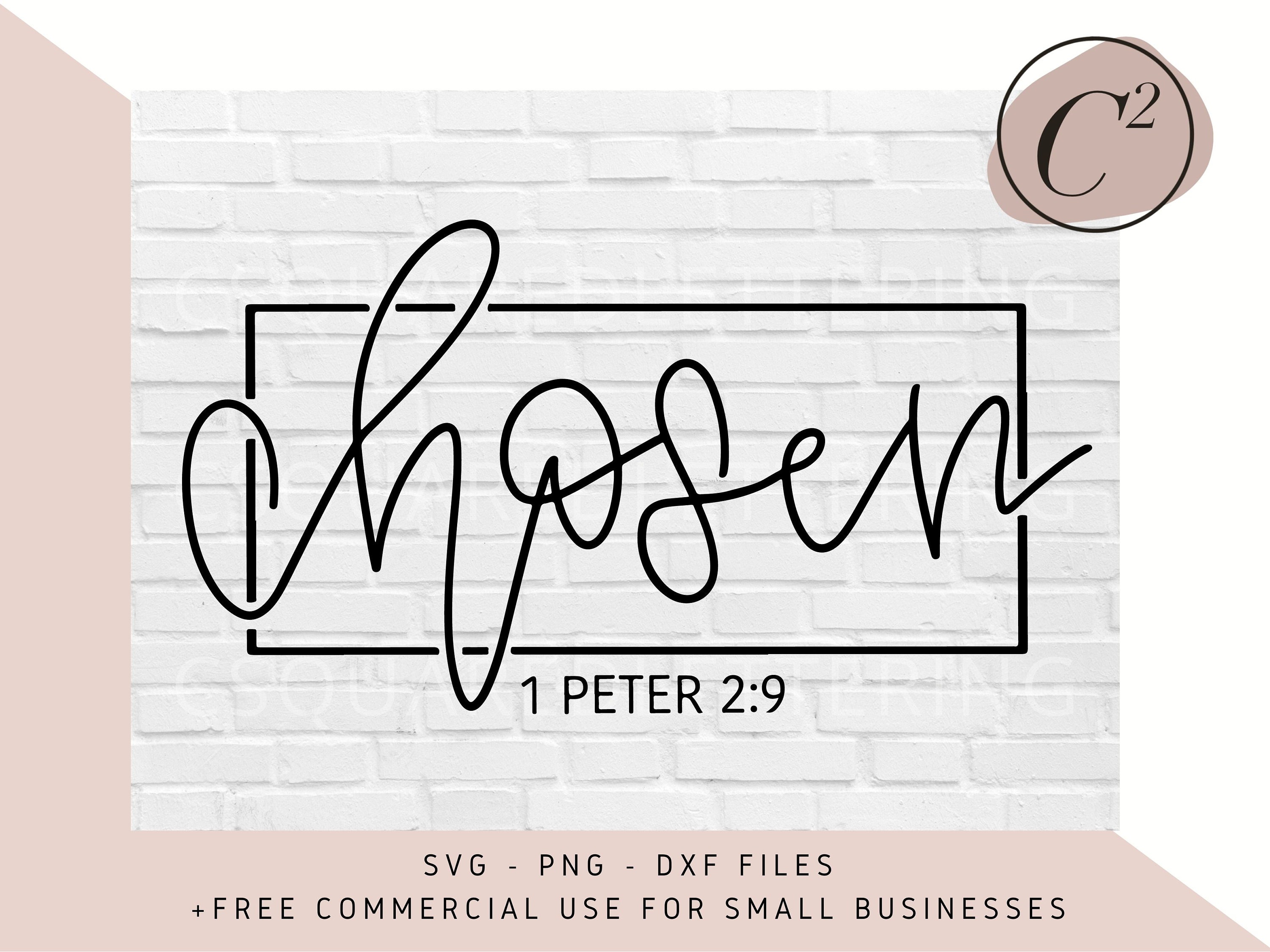 Chosen SVG Waymaker SVG Bible Verse SVG Christian Svg - Etsy UK