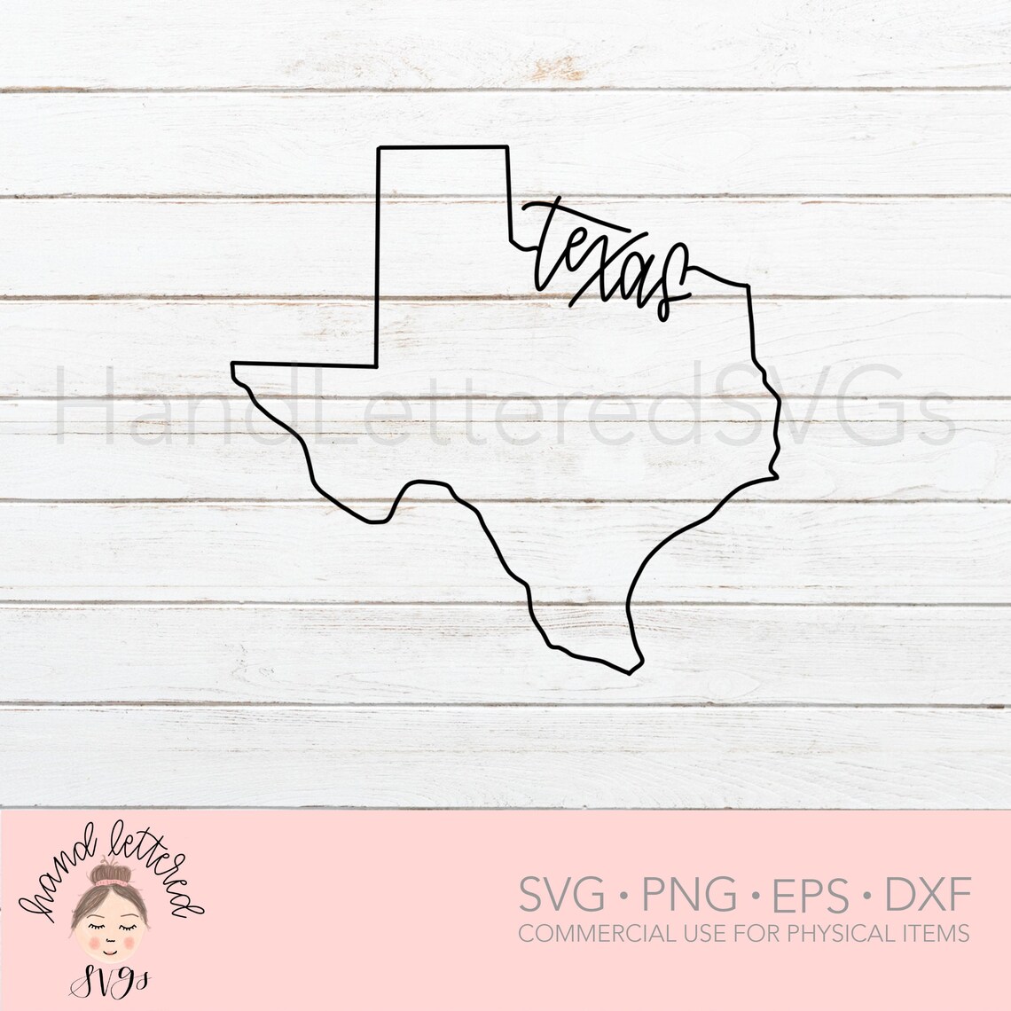 Texas SVG Hand Lettered SVG Texas svg Texas outline svg | Etsy