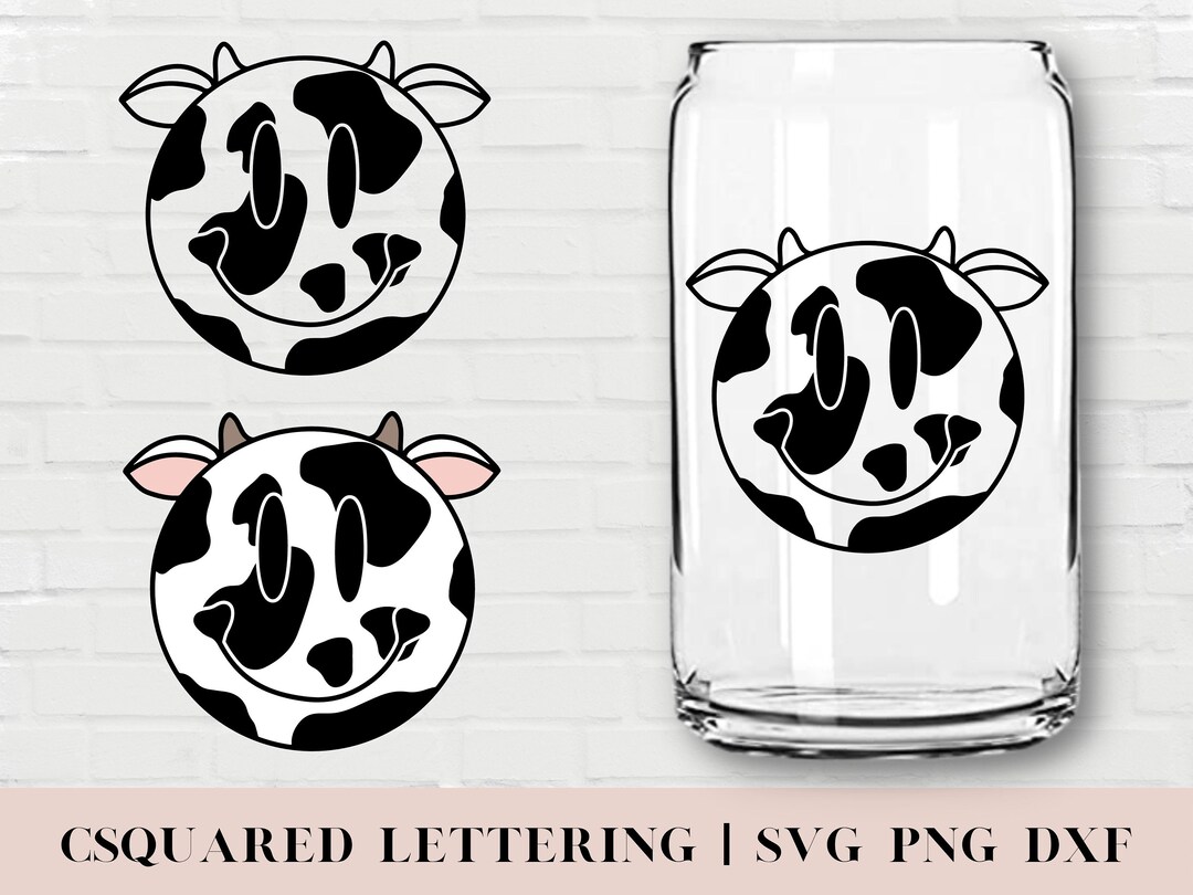 Cow SVG, Smiley Face Svg, Cow Smiley Face SVG - Etsy