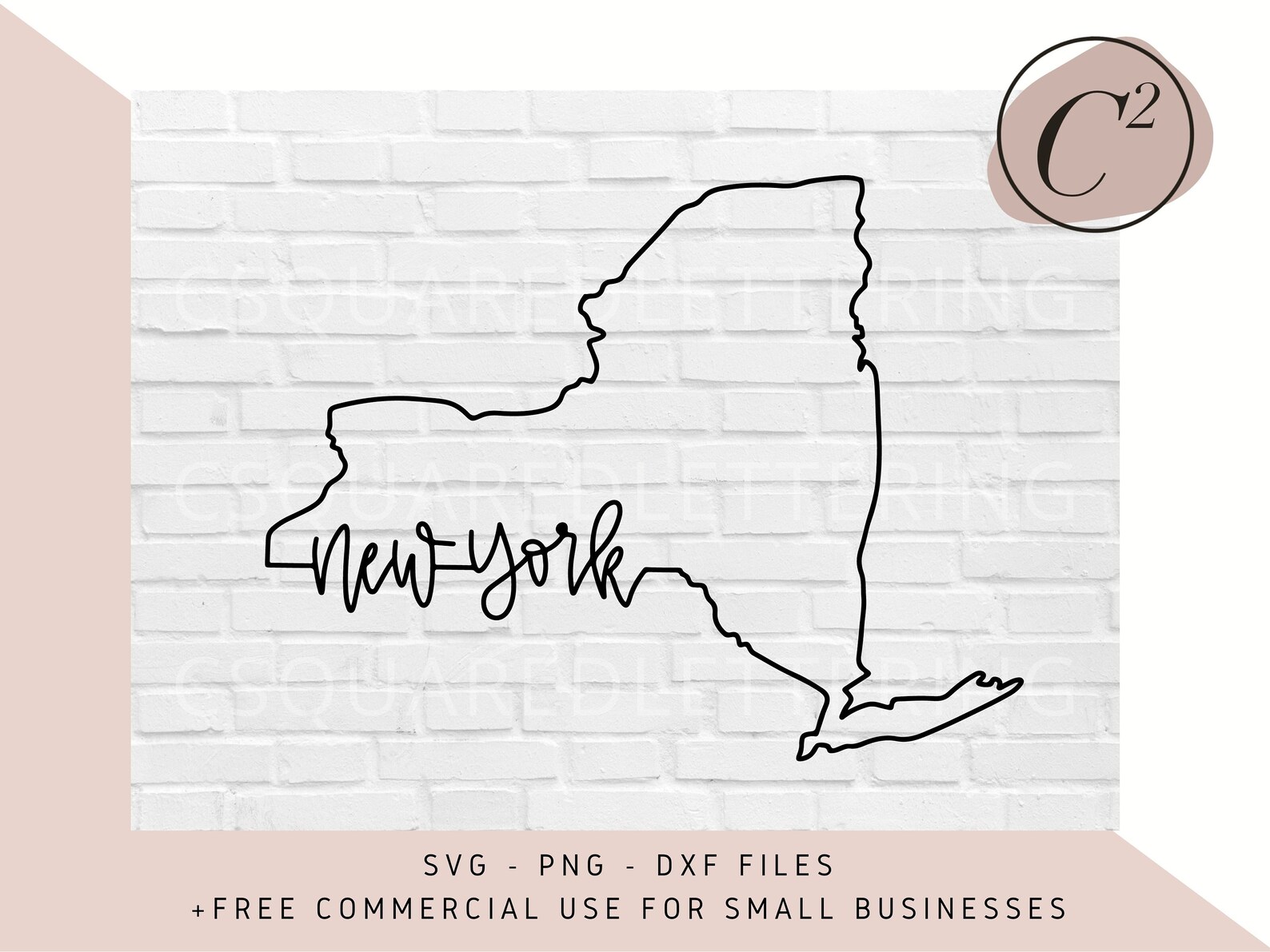 New York SVG Hand Lettered SVG New York Svg New York | Etsy