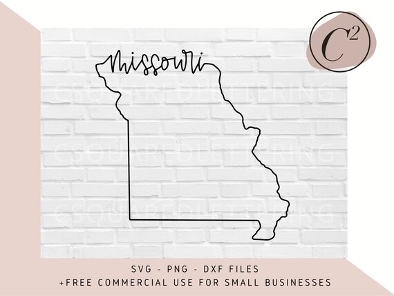 Missouri SVG Hand Lettered SVG Missouri Svg Missouri | Etsy
