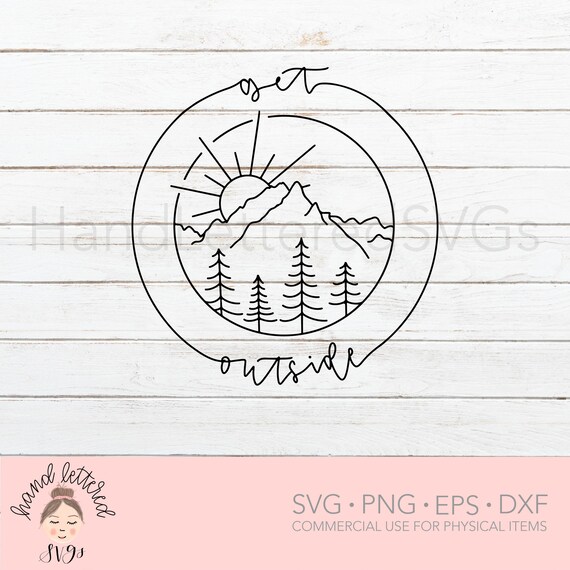 Get Outside Lettered SVG explore svg explore files for | Etsy