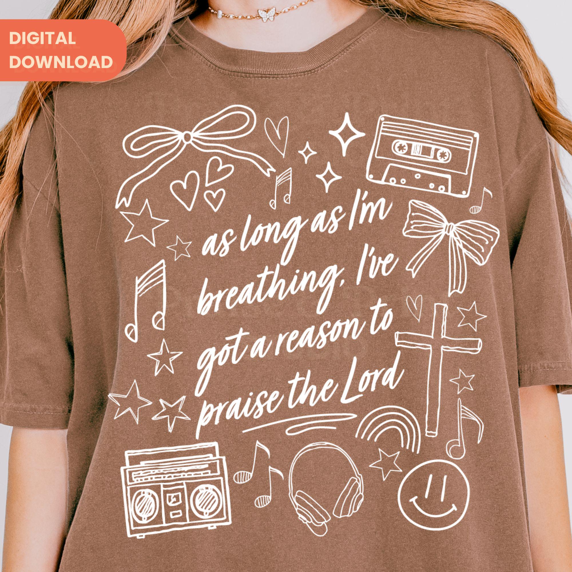 Praise the Lord PNG, Trendy Faith Png, Christian Doodle Graphic ...