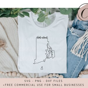 Rhode Island SVG, Hand Lettered SVG, Rhode Island Svg, Rhode Island ...