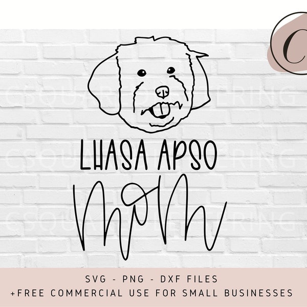 Lhasa Apso Svg - Etsy