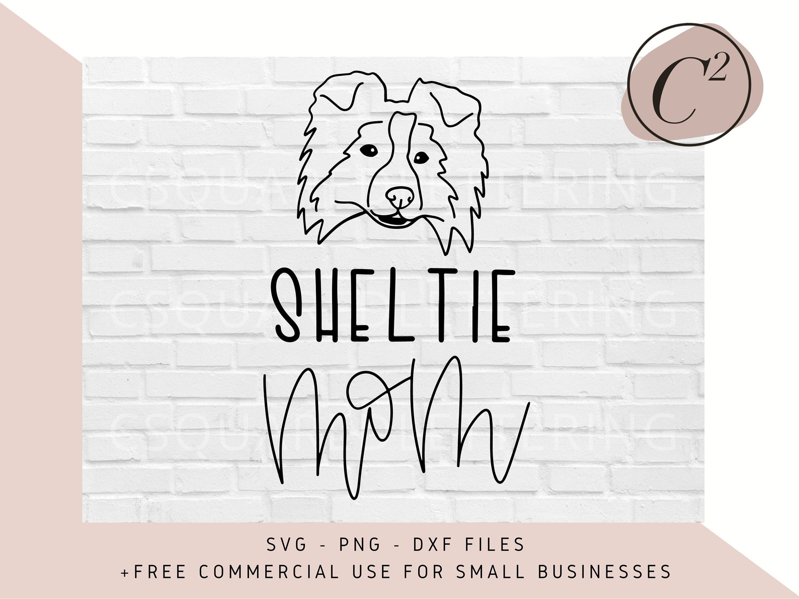 Sheltie Mom SVG Dog Mom SVG Sheltie Svg Hand Lettered SVG | Etsy