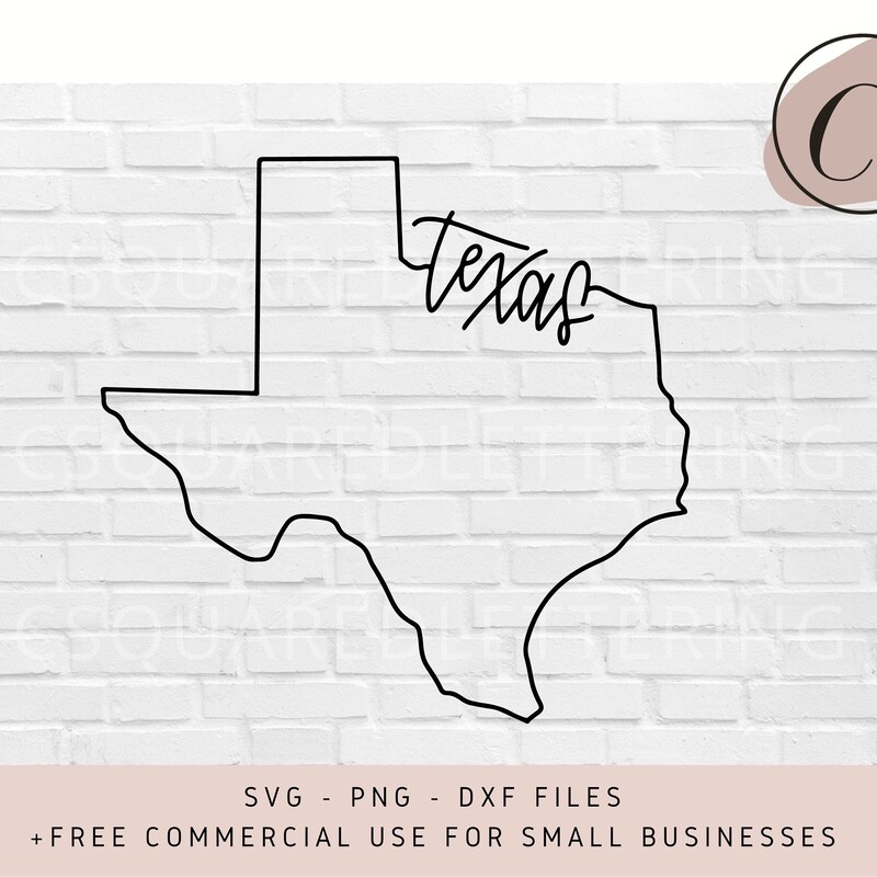 Texas Svg File - Etsy