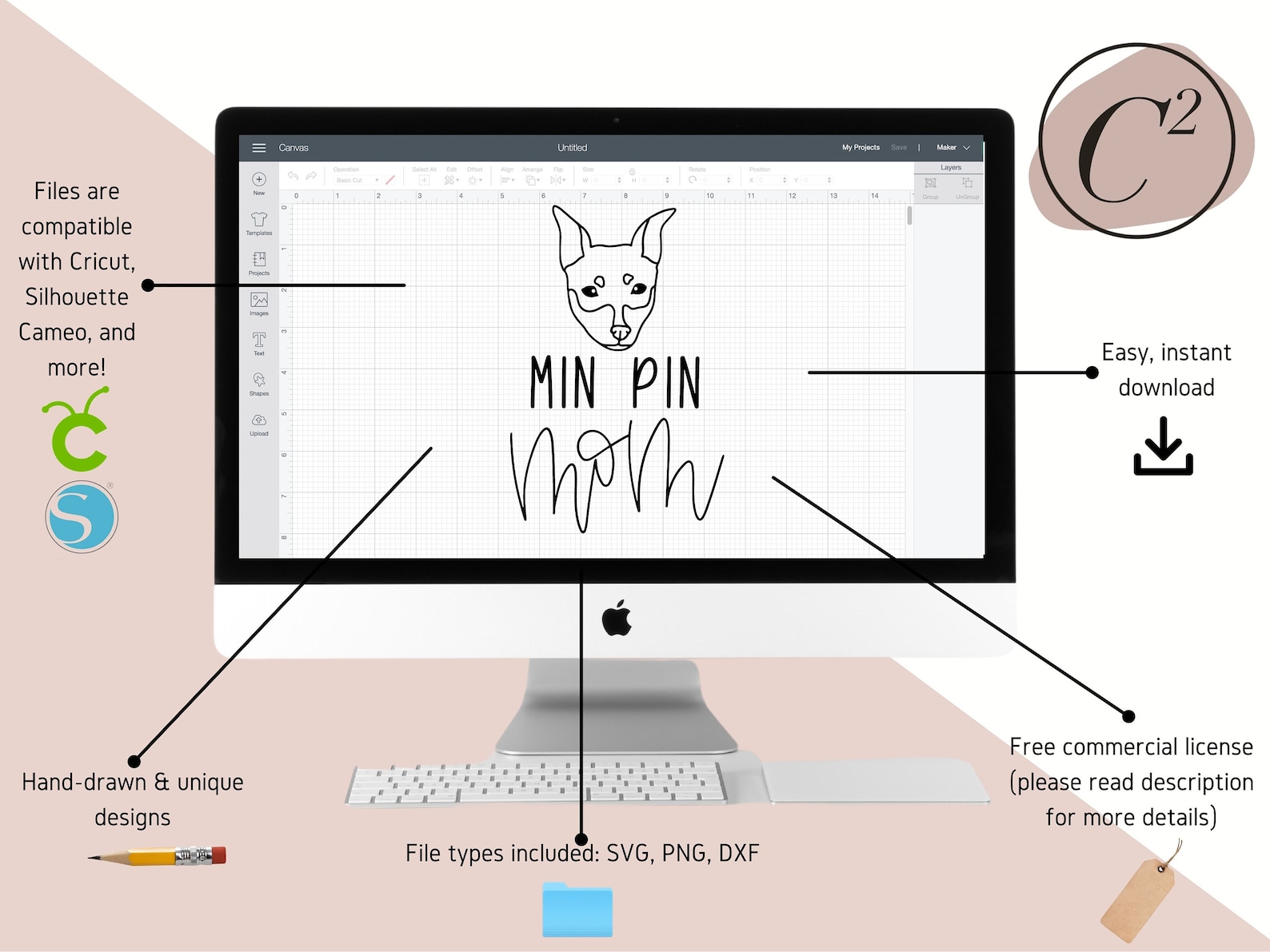 Min Pin SVG Dog Mom SVG Min Pin mom svg Dog SVG Dog svg | Etsy