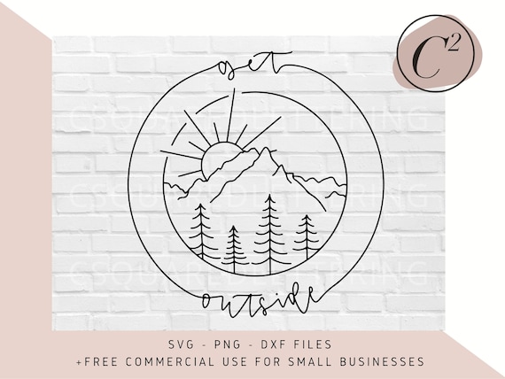 Get Outside Lettered SVG Explore Svg Explore Files for - Etsy